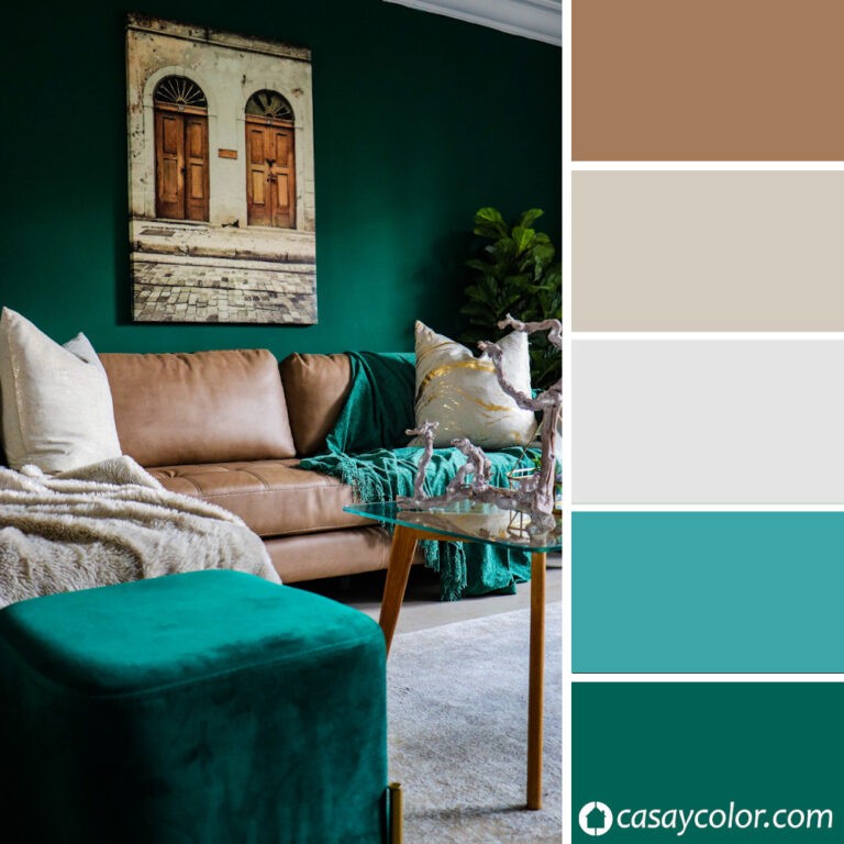 Color Verde Esmeralda, cómo usarlo para pintar y combinar - Casa y Color