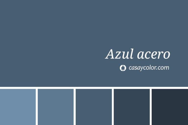 Cuál es el color Azul Acero o azul agrisado - Casa y Color