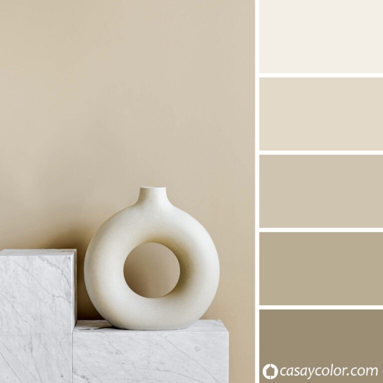 Gama de Beige, paleta de colores para paredes - Casa y Color
