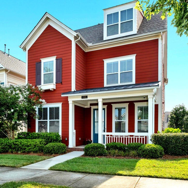 ¿Es buena idea el color rojo para el exterior de casa? - Casa y Color