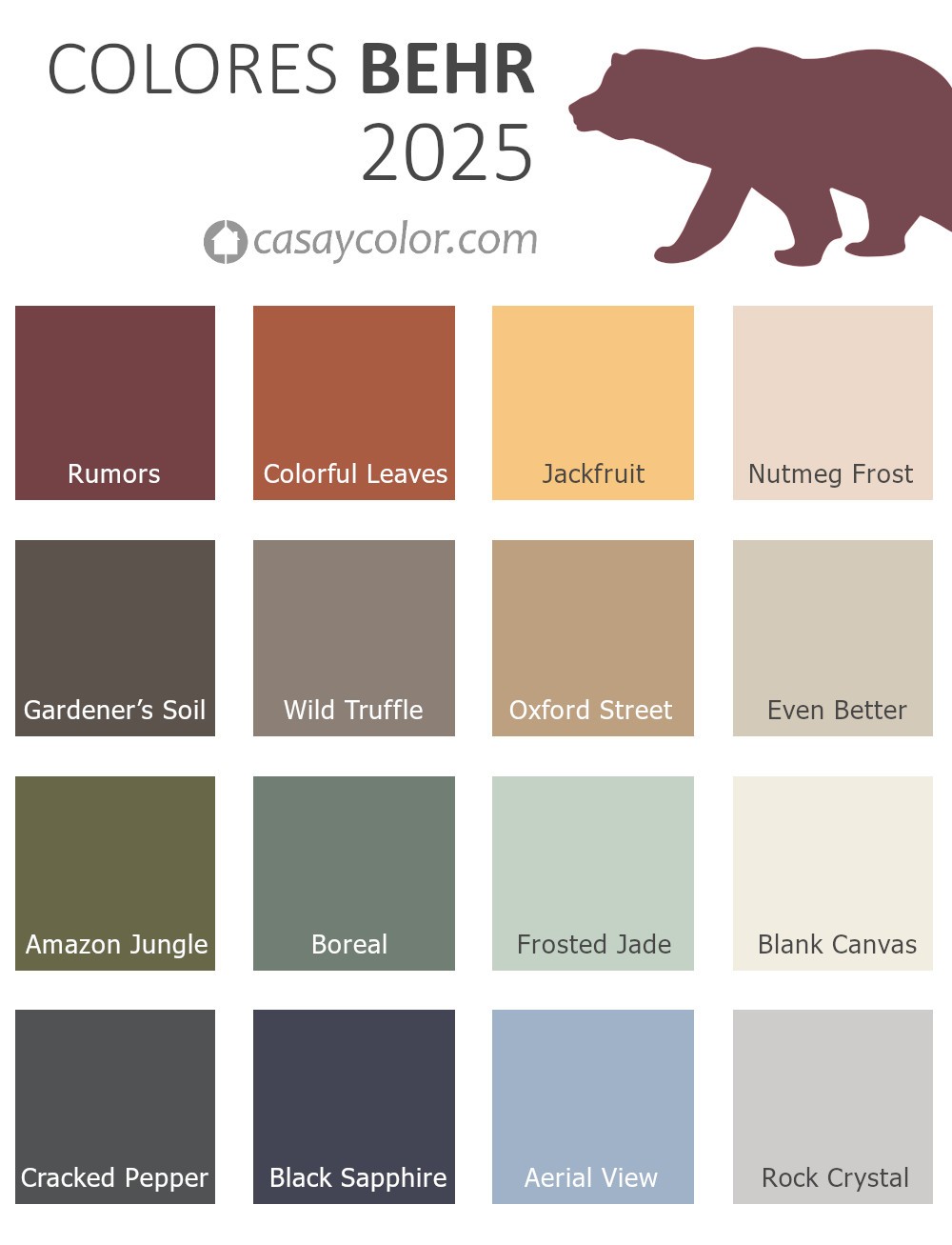 Descubre Rumors, el color del Año 2025 de Behr - Casa y Color