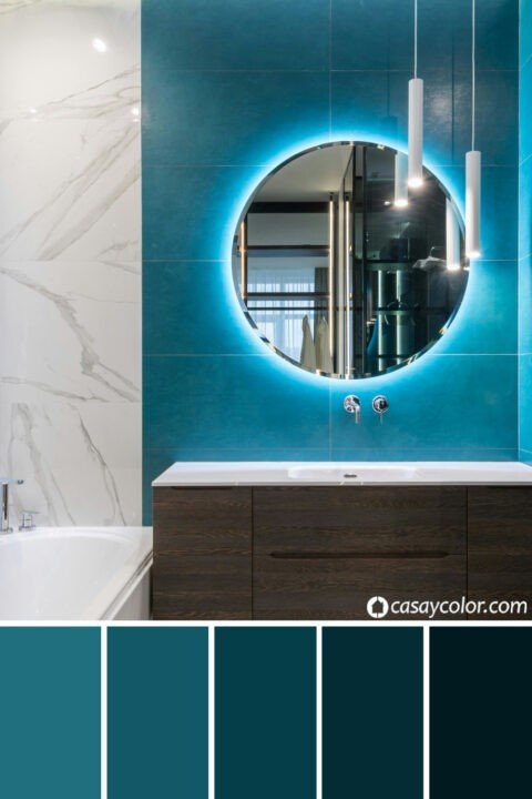 Cuál es el color Azul Petróleo - Casa y Color