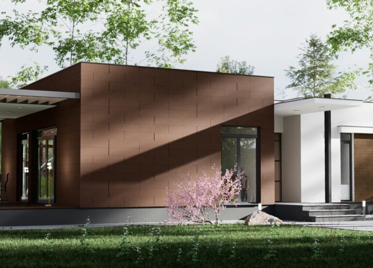 Casas de color café: elegancia y calidez para el exterior - Casa y Color